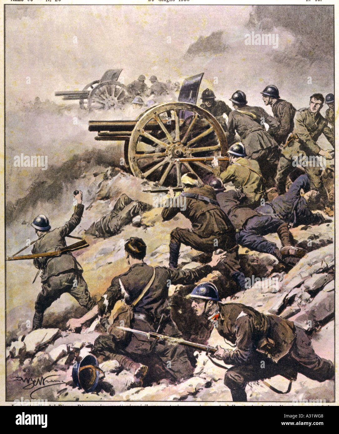 Wwi 1918 Piave Stock Photo - Alamy