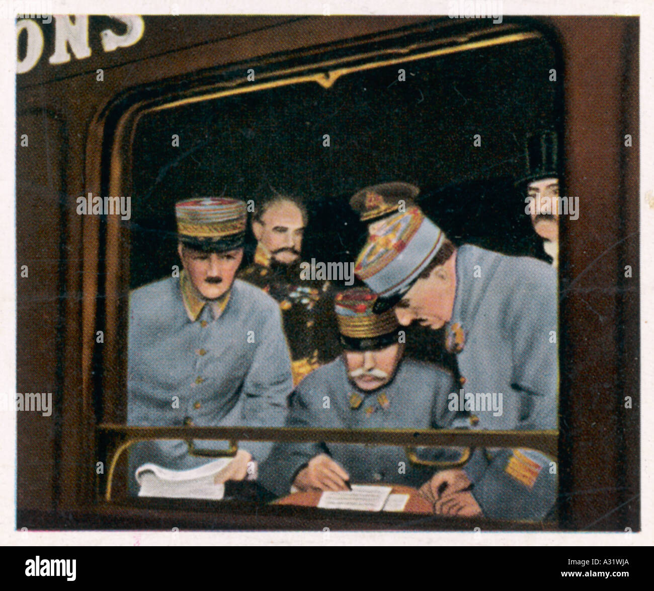 German surrender wwi hi-res stock photography and images - Alamy