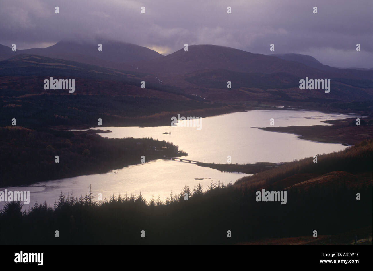 Loch Garry Inverness-shire Stock Photo - Alamy