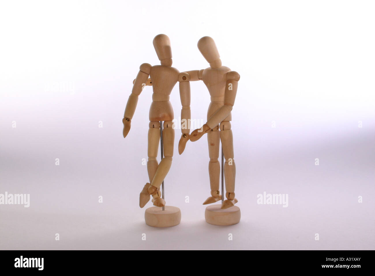 Stick figures teaching Stock Photo - Alamy