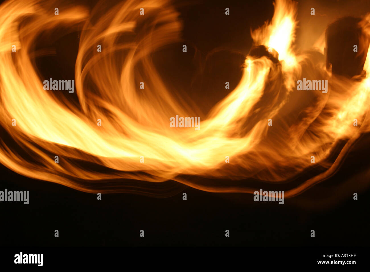 swirls of fire Stock Photo - Alamy
