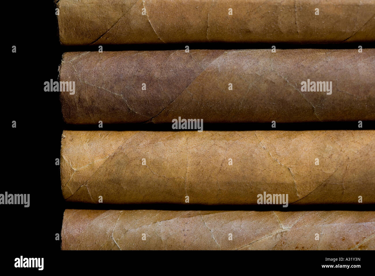 Four cigars side by side Stock Photo - Alamy