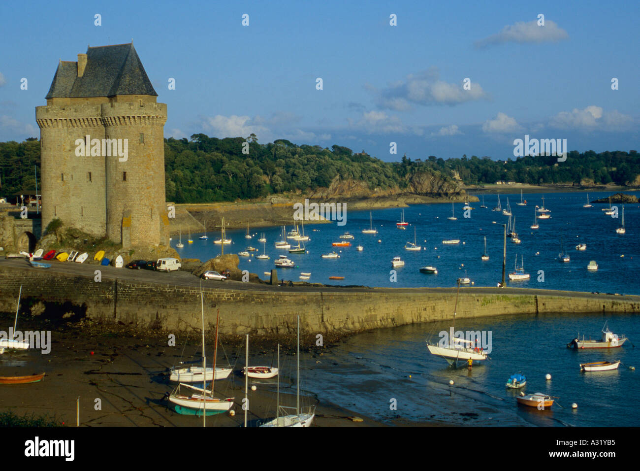 France Bretagne harbour Stock Photo - Alamy