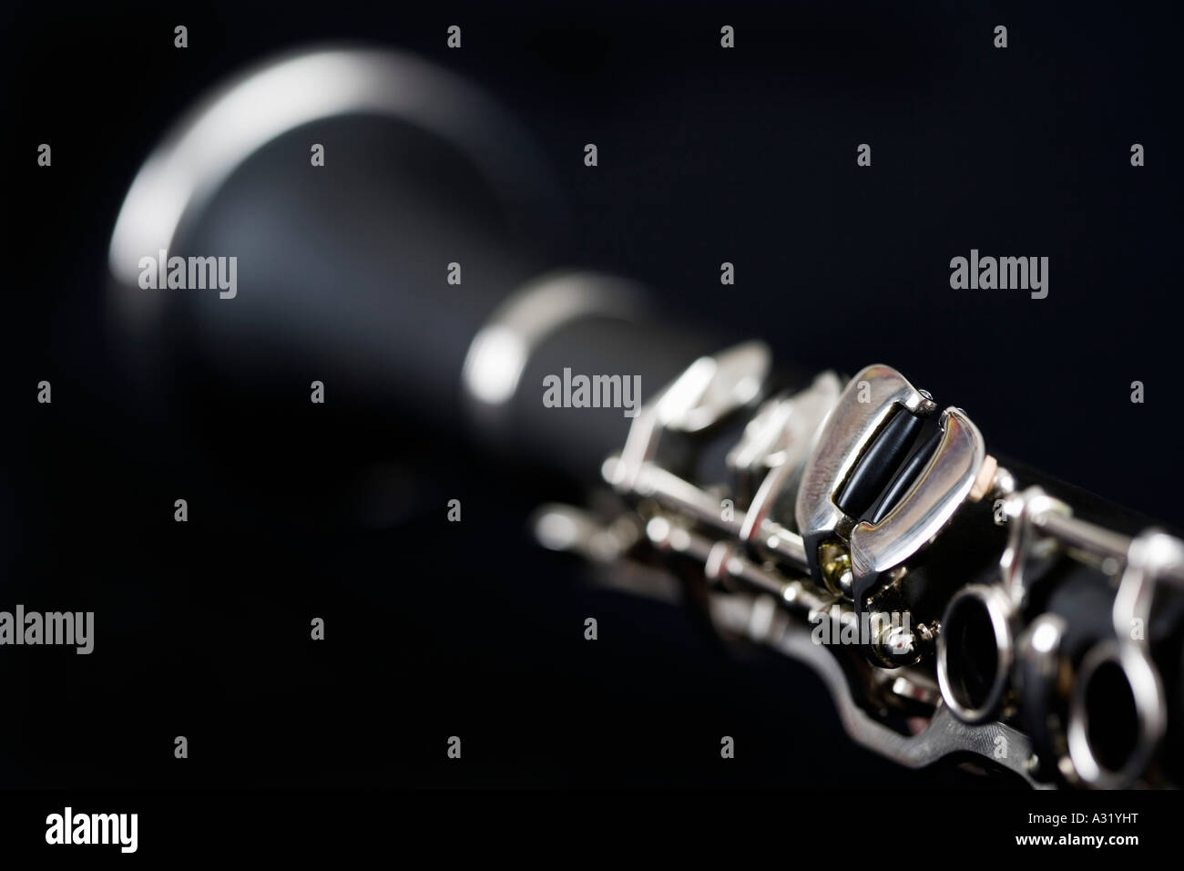 Detail of a clarinet Stock Photo - Alamy
