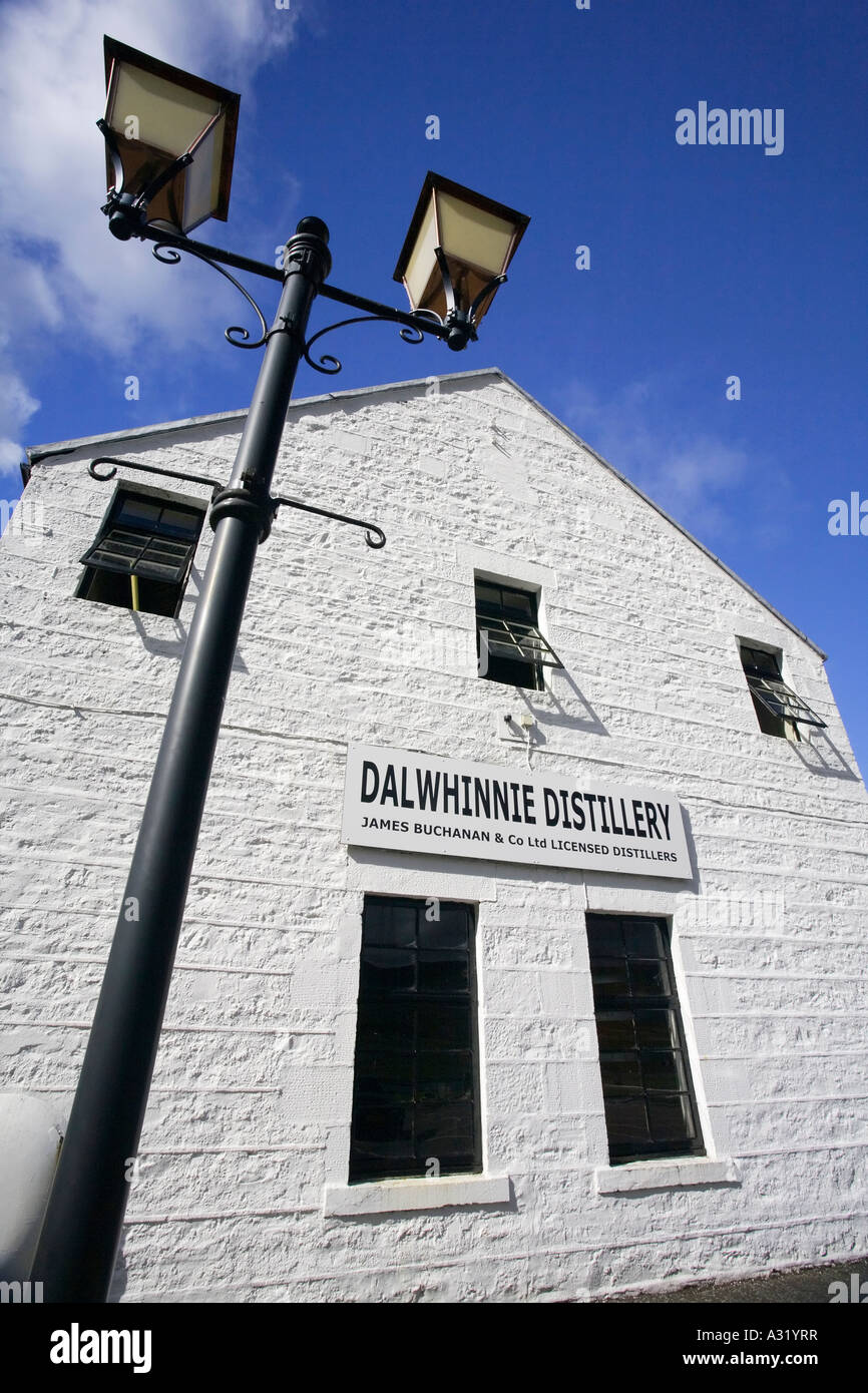 The Dalwhinnie Whisky Distillery in Scotland Stock Photo - Alamy