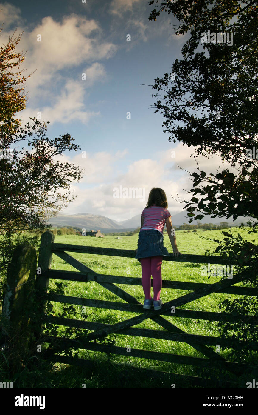Child climb gate hi-res stock photography and images - Alamy