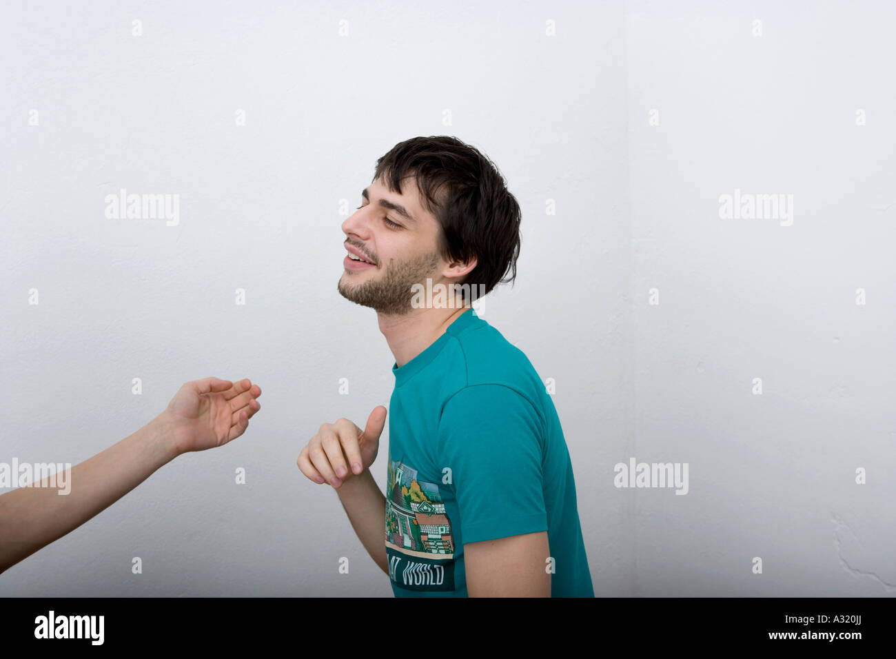Friends messing about together Stock Photo - Alamy