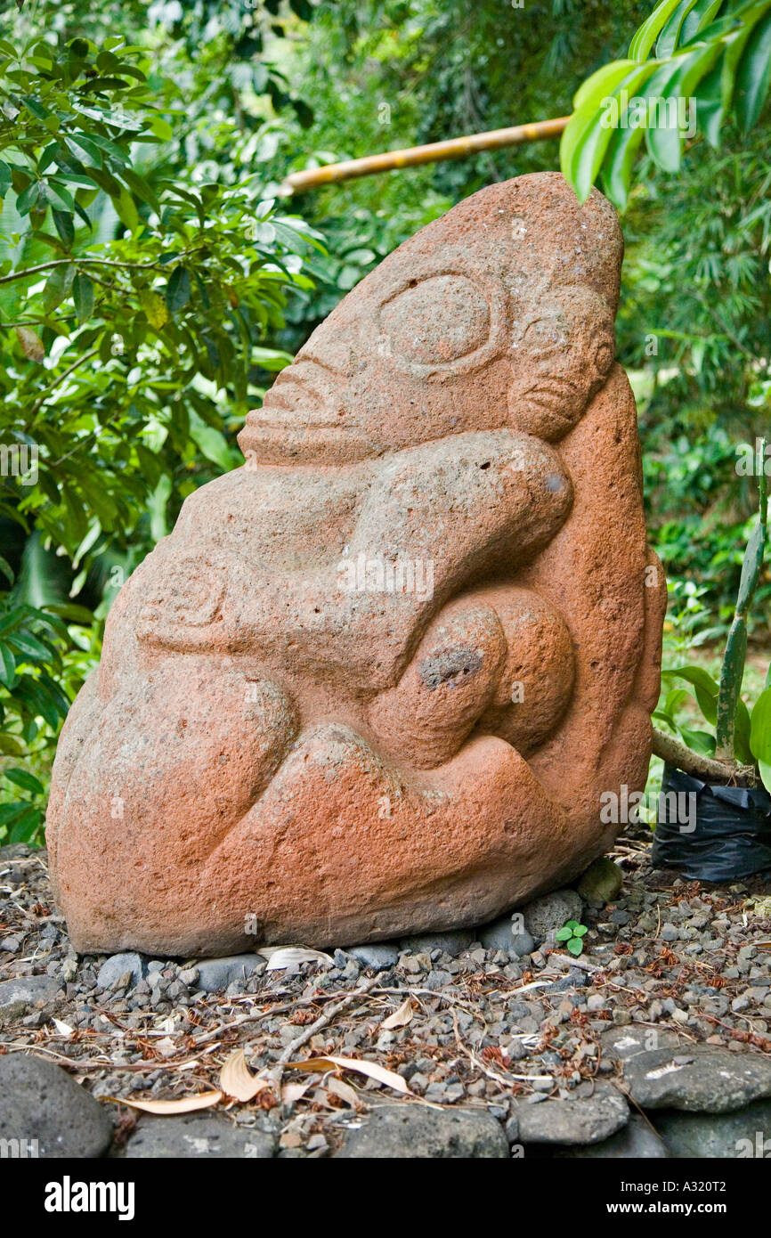 Tiki Vaipaee Community Botanical Garden Ua Huka Marquesas Islands ...