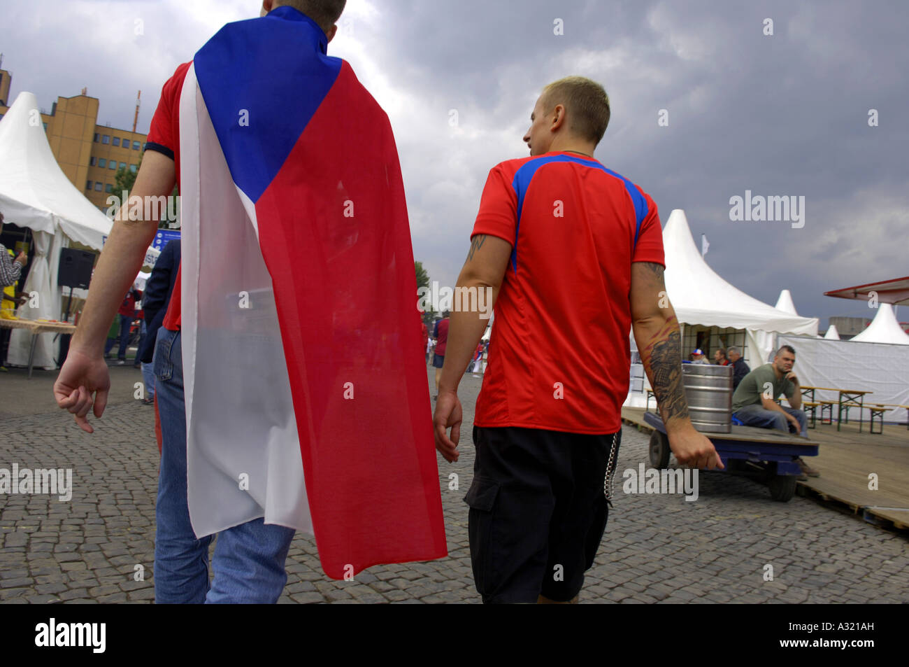 czech republic men germany fifa hamburg fanfest football soccer fans ...