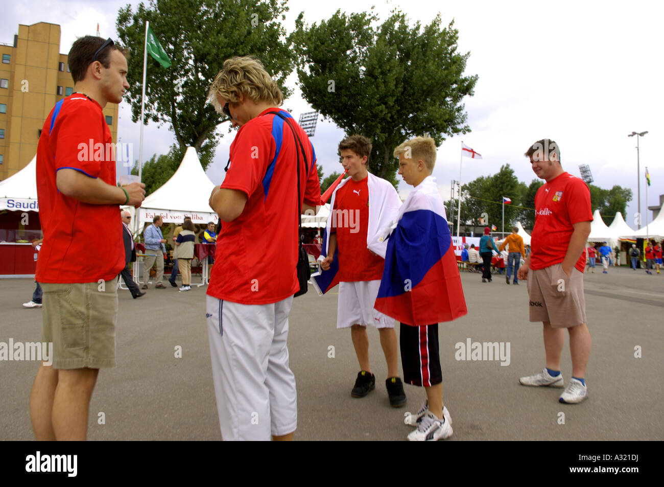czech republic men germany fifa hamburg fanfest football soccer fans ...