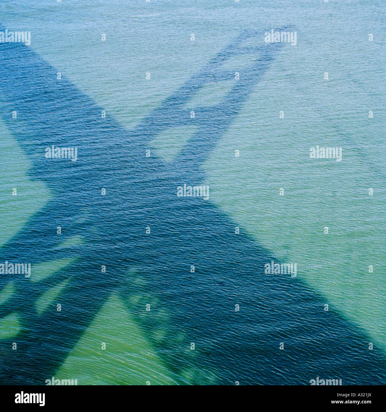 Shadow of the Golden Gate Bridge San Francisco Bay USA Stock Photo - Alamy