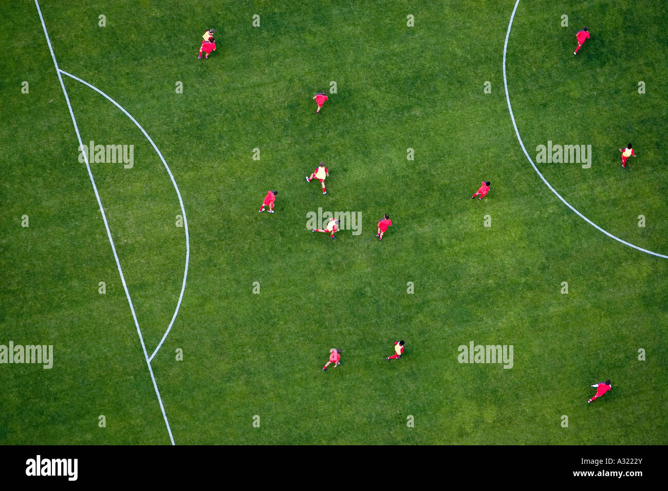 Football pitch aerial hi-res stock photography and images - Alamy