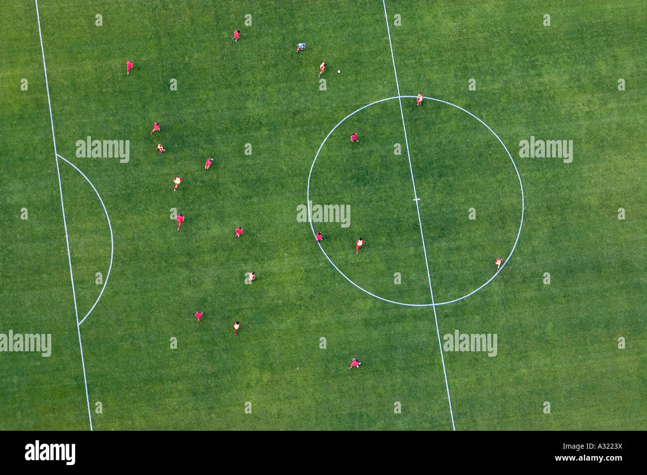 Football pitch aerial hi-res stock photography and images - Alamy