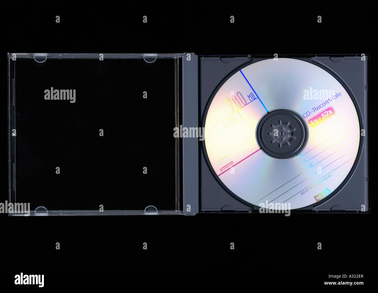 Compact disk in a plastic cover Stock Photo - Alamy