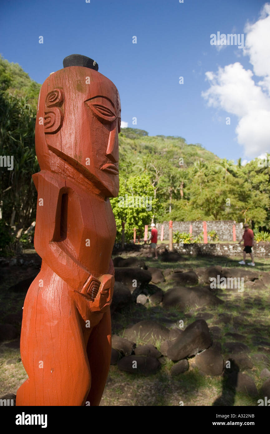 Marae Arahrahu Tahiti French Polynesia Stock Photo - Alamy