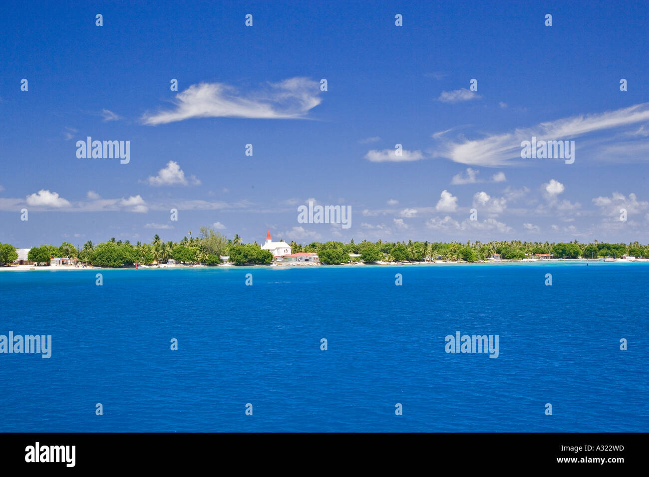 Tiputa Rangiroa Tuamotu Islands French Polynesia Stock Photo - Alamy