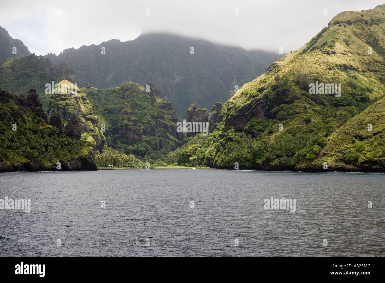 Bay of Virgins Hanavave Island of Fatu Hiva Marquesas Islands French ...