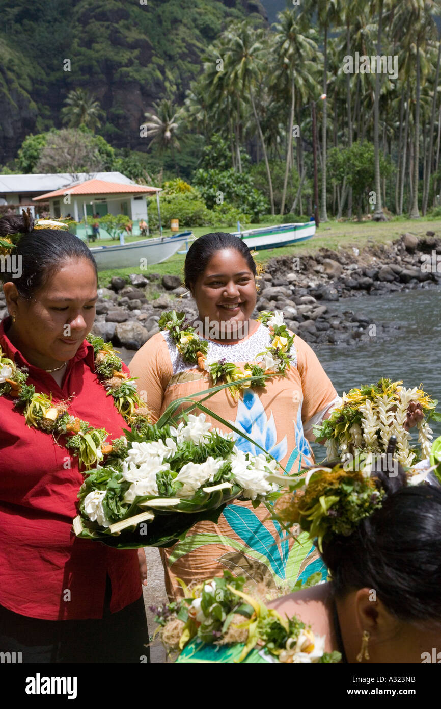 Hanavave Island of Fatu Hiva Marquesas Islands French Polynesia ...