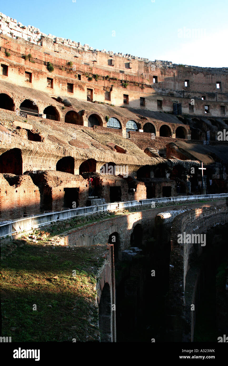 The Arena of the Colosseum Rome Italy Stock Photo - Alamy