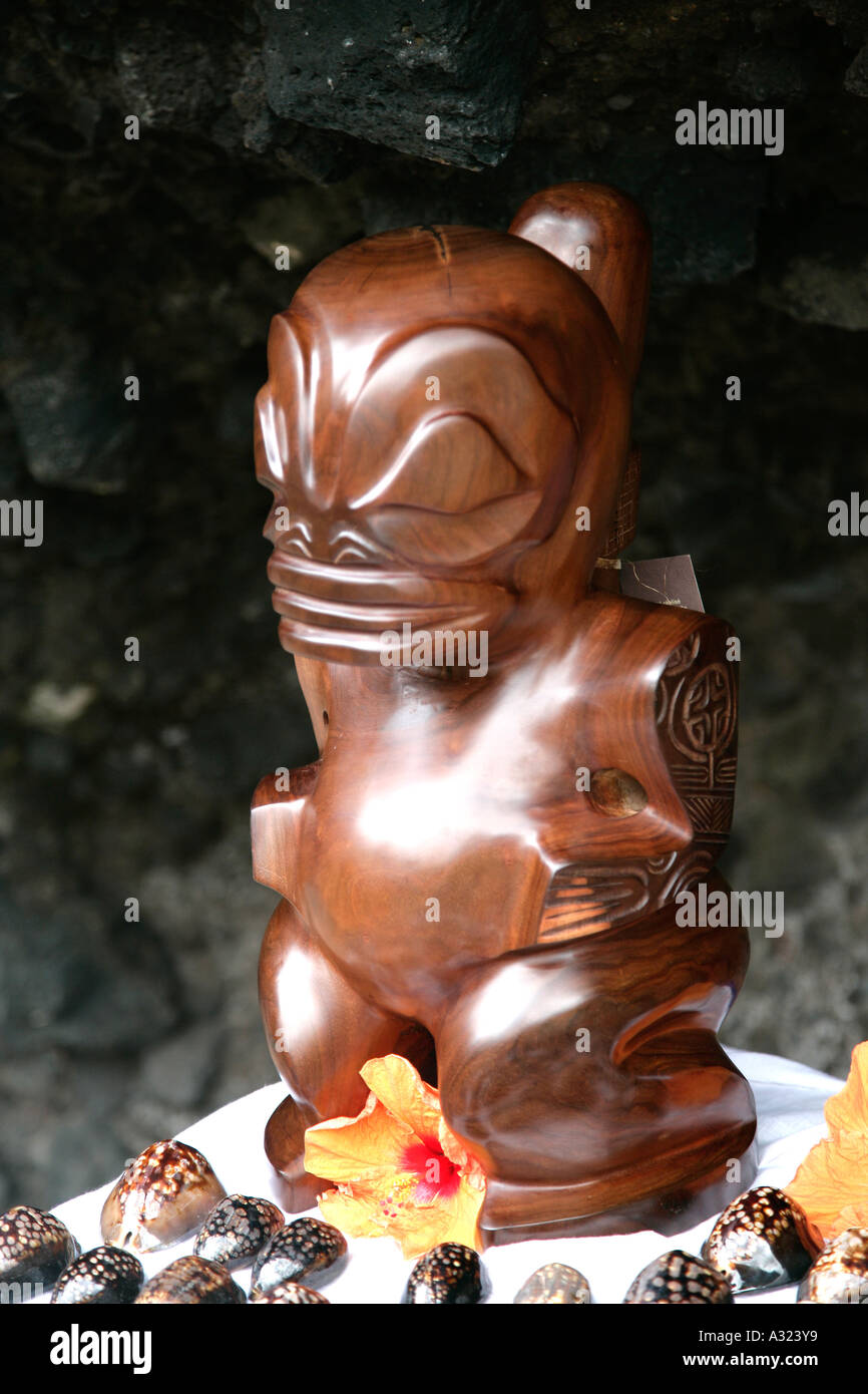 Tiki Hanavave Island of Fatu Hiva Marquesas Islands French Polynesia ...