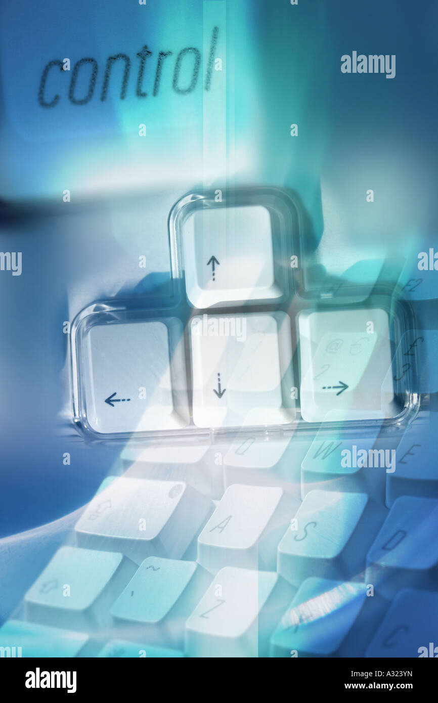 montage of computer keyboard Stock Photo - Alamy