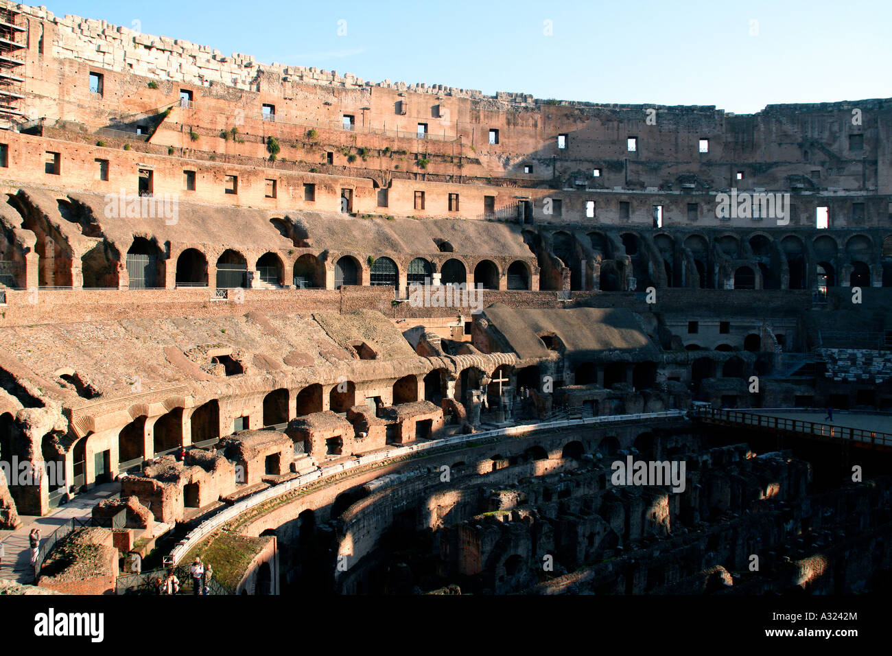 The Arena of the Colosseum Rome Italy Stock Photo - Alamy