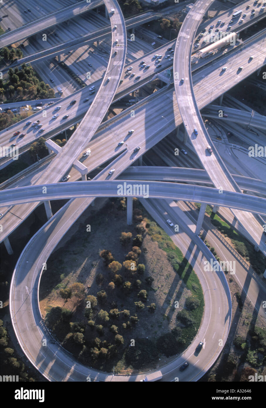 105 110 freeway interchange hi-res stock photography and images - Alamy