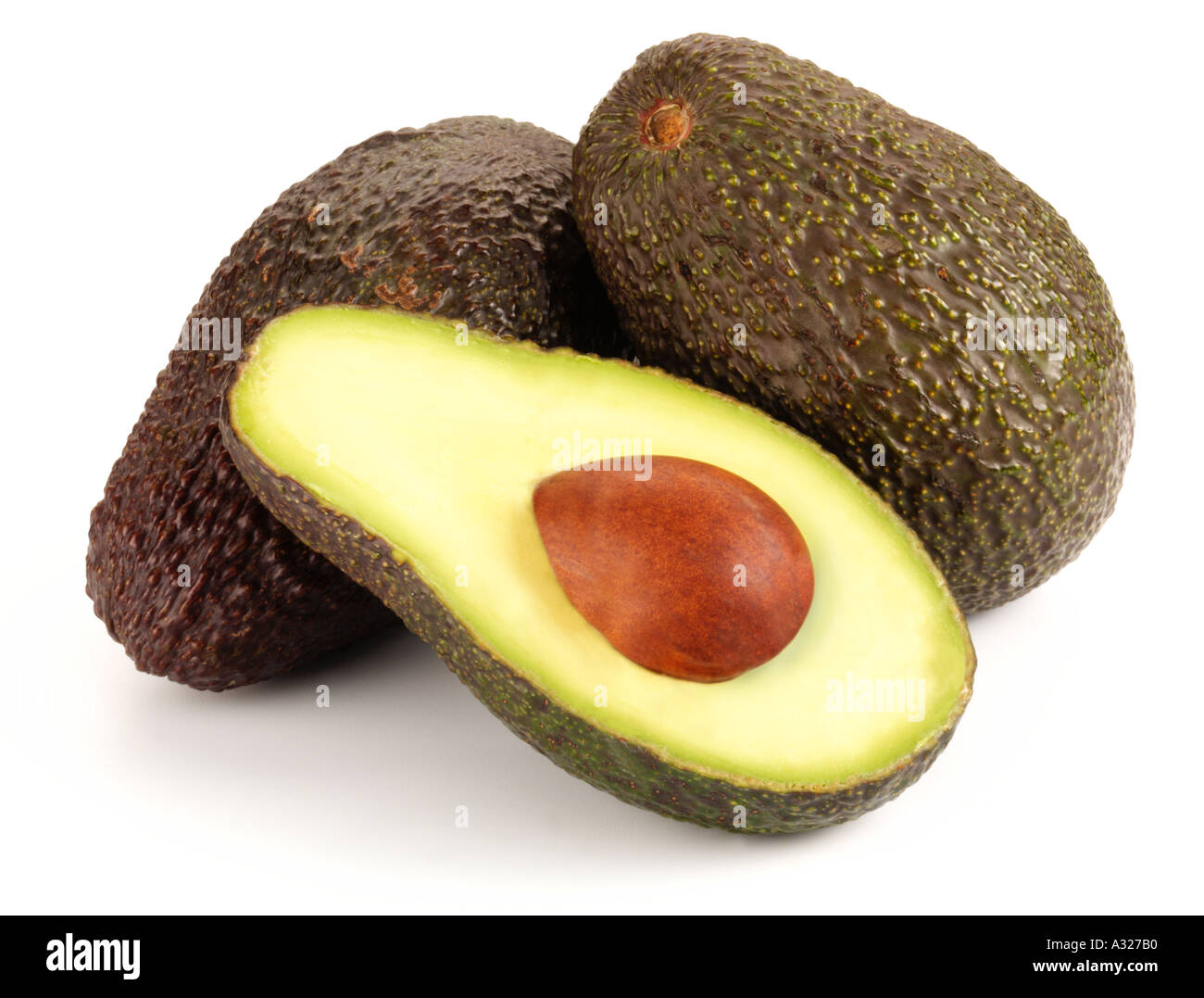 Avocado nut Cut Out Stock Images & Pictures - Alamy