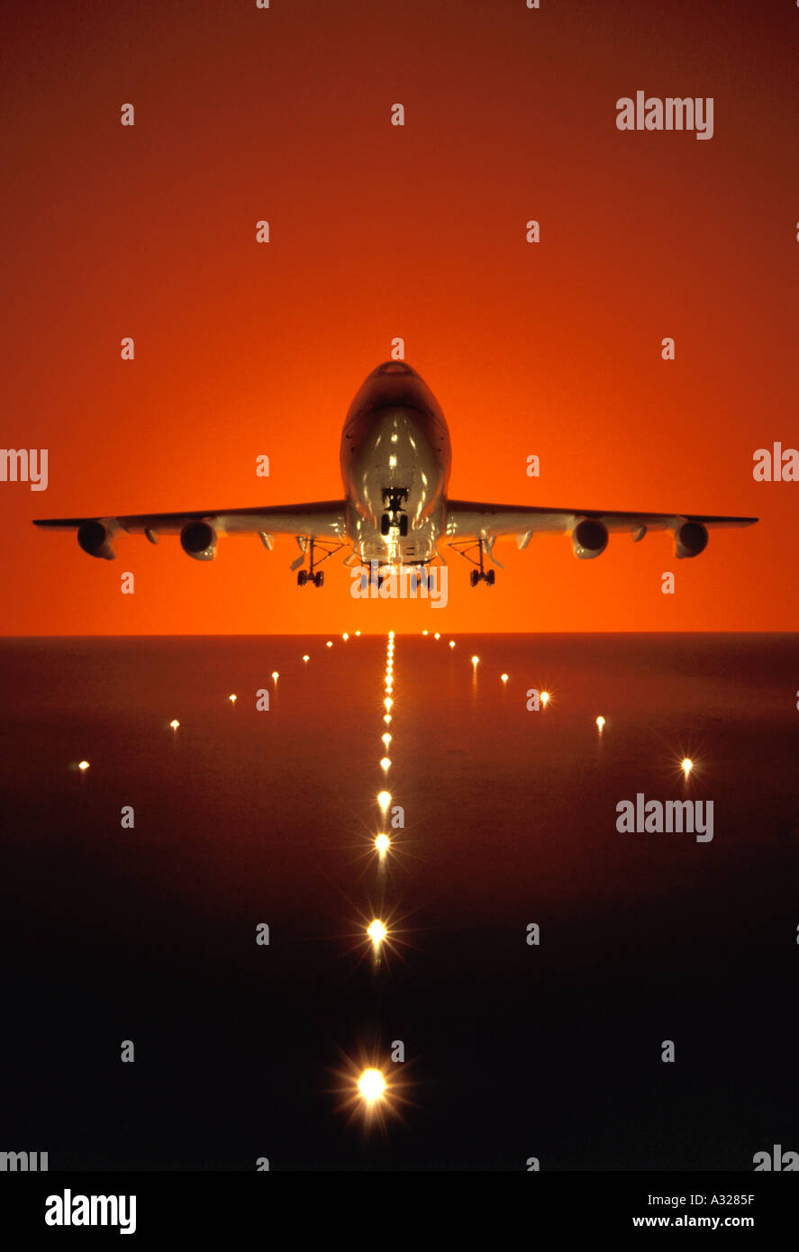 Boeing 747 taking off Stock Photo - Alamy