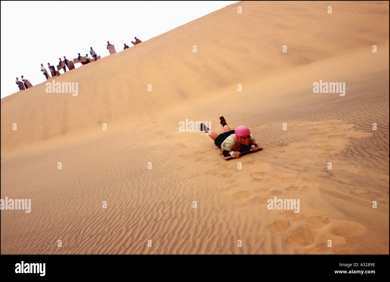 Namibia dune surfing hi-res stock photography and images - Alamy