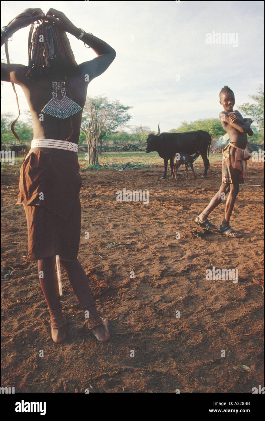 Himba community hi-res stock photography and images - Alamy