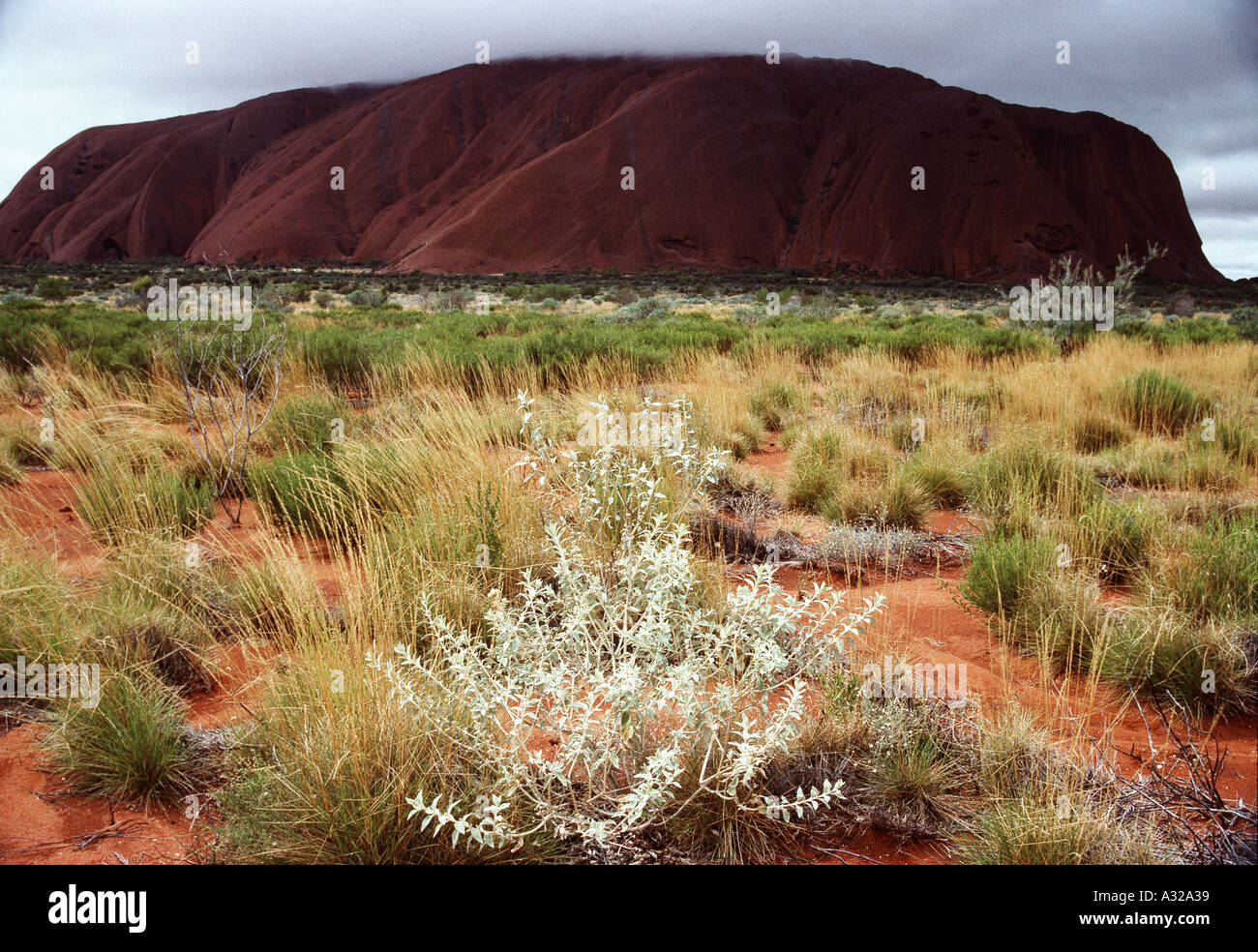 Ayers Rock, Uluru, massive sandstone monolith, Northern Territory ...