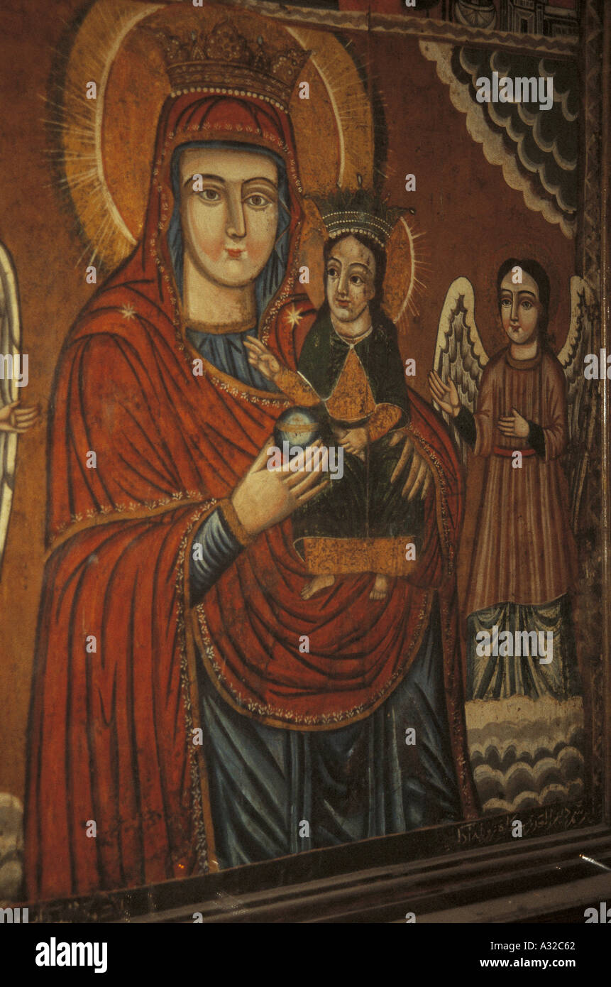 Mary jesus coptic church hi-res stock photography and images - Alamy