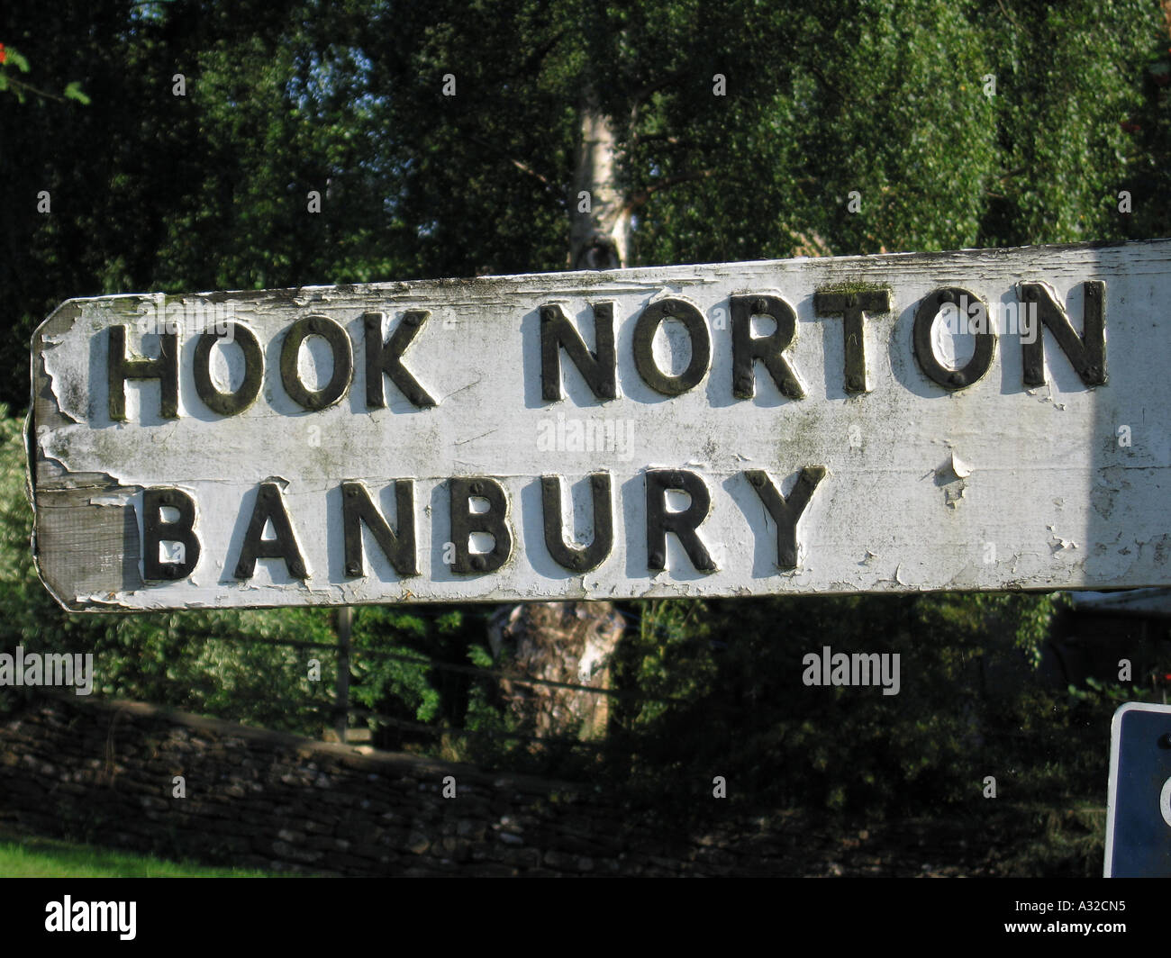 Hook Norton village sign Hook Norton Oxfordshire Stock Photo - Alamy