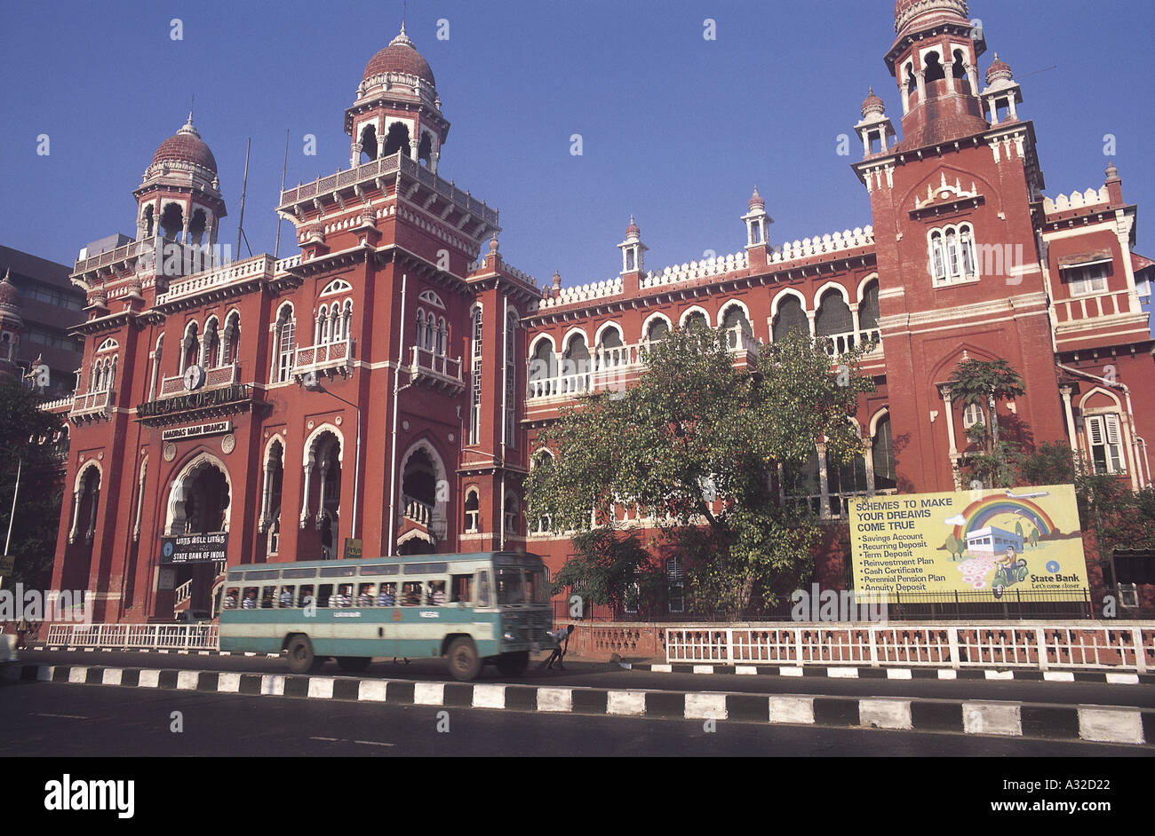 State Bank of India in Madras Stock Photo - Alamy