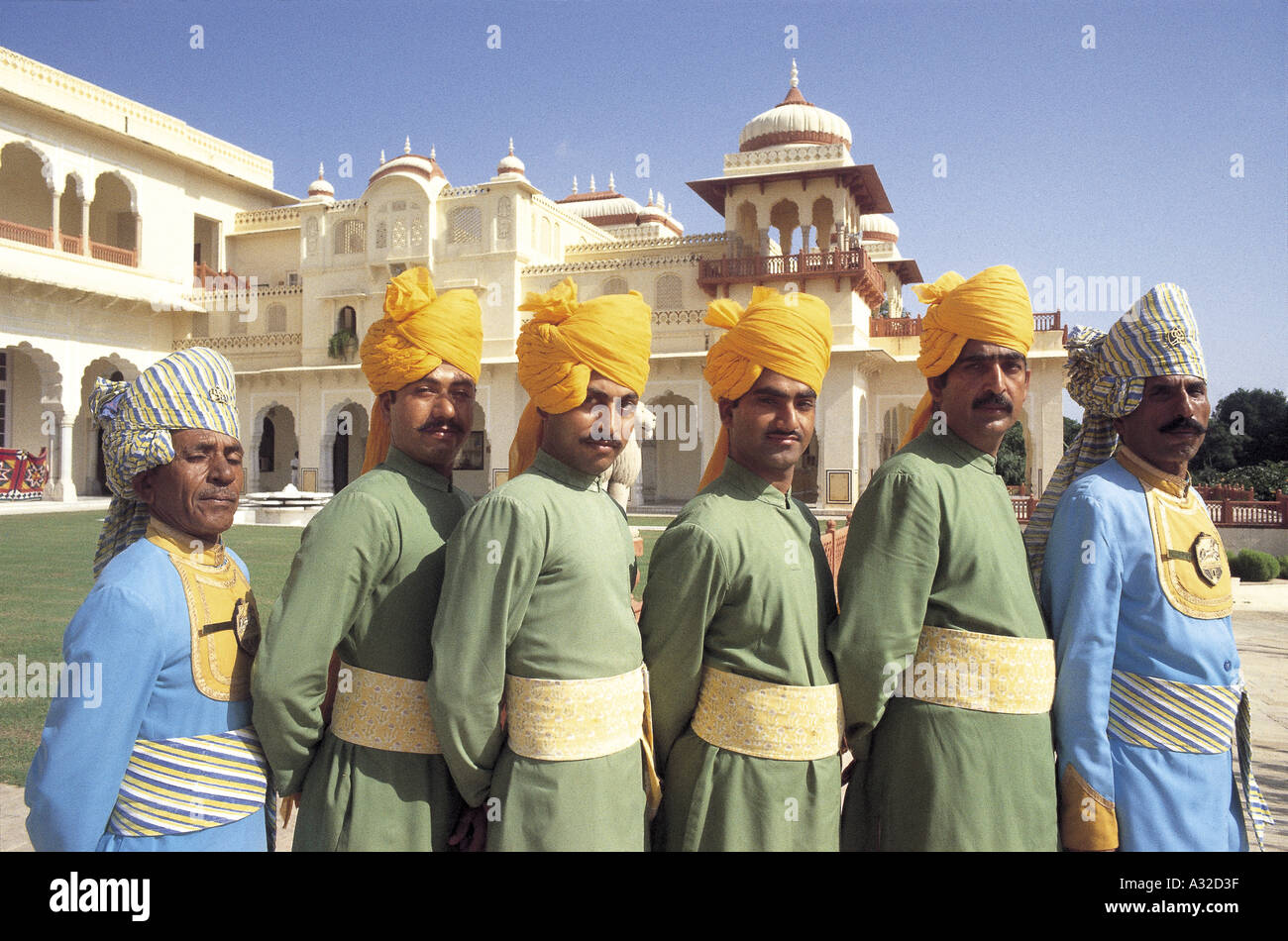 Rambagh Palace Hotel Staff Stock Photo - Alamy