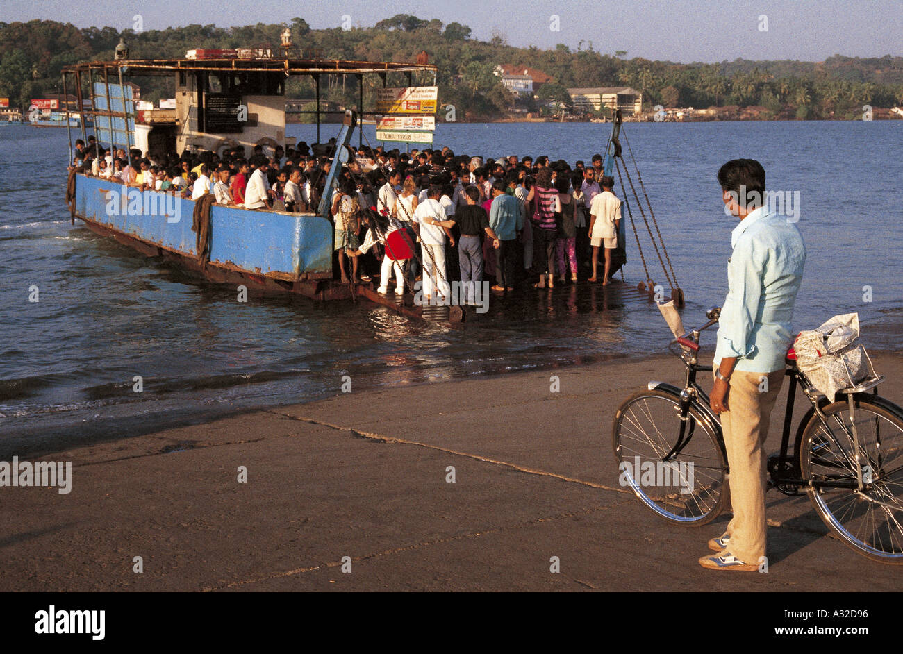 India goa panaji mandovi river hi-res stock photography and images - Alamy