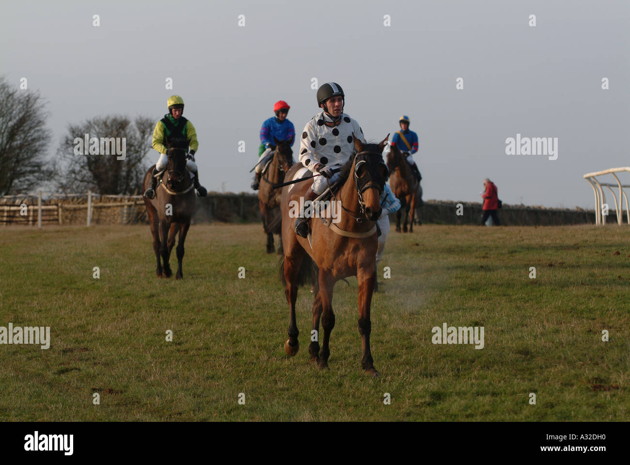 Heythrop Hunt Point to Point Dunthrop Chipping Norton Oxfordshire Stock ...