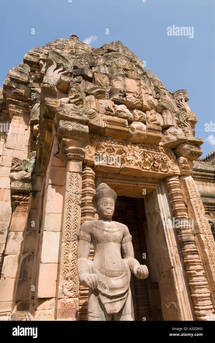 Phanom Rung Angkorian period Khmer temple. Buriram Thailand Stock Photo ...
