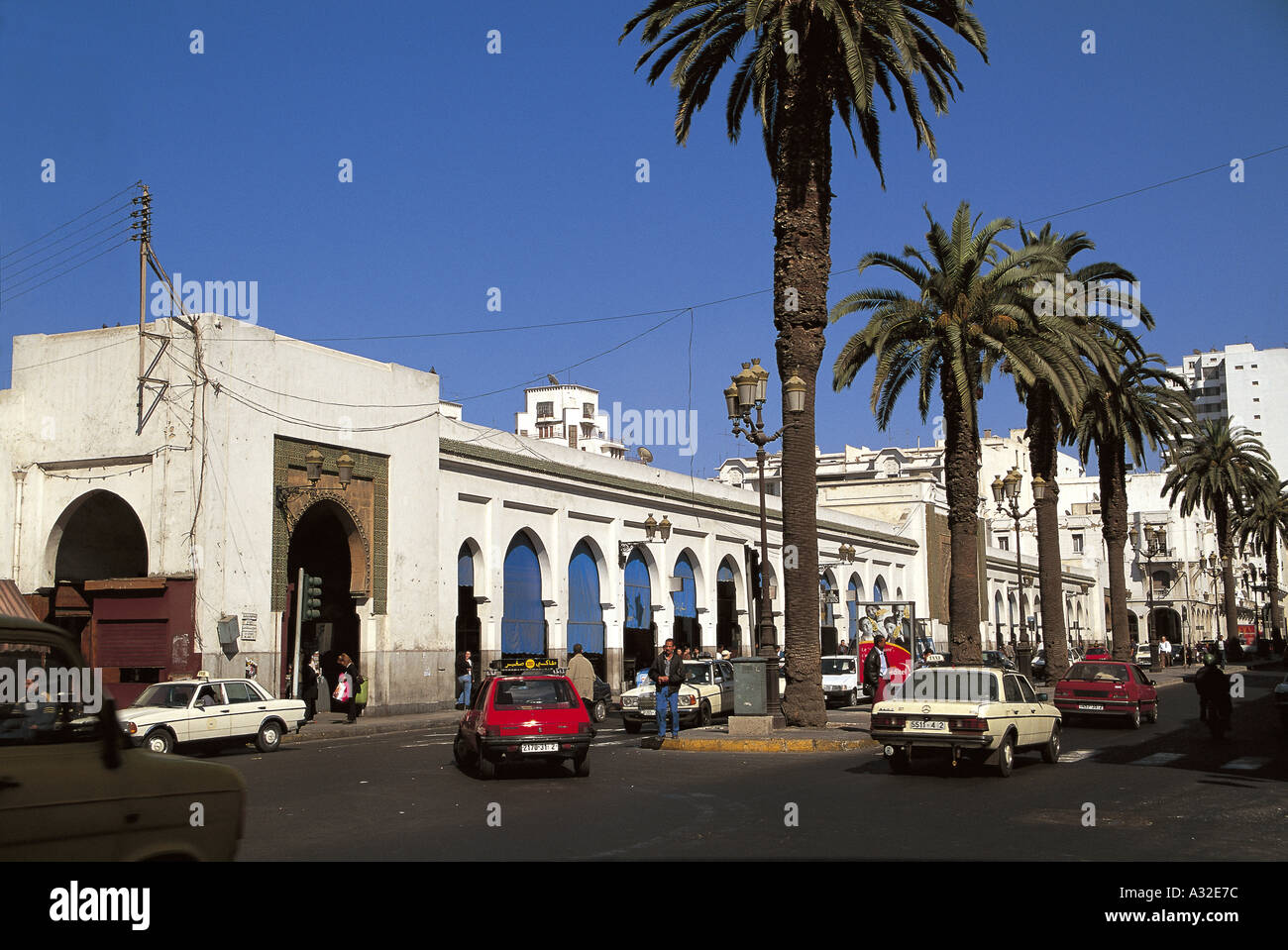 Marche Centrale in Casablanca, Morocco, 1989 Stock Photo - Alamy