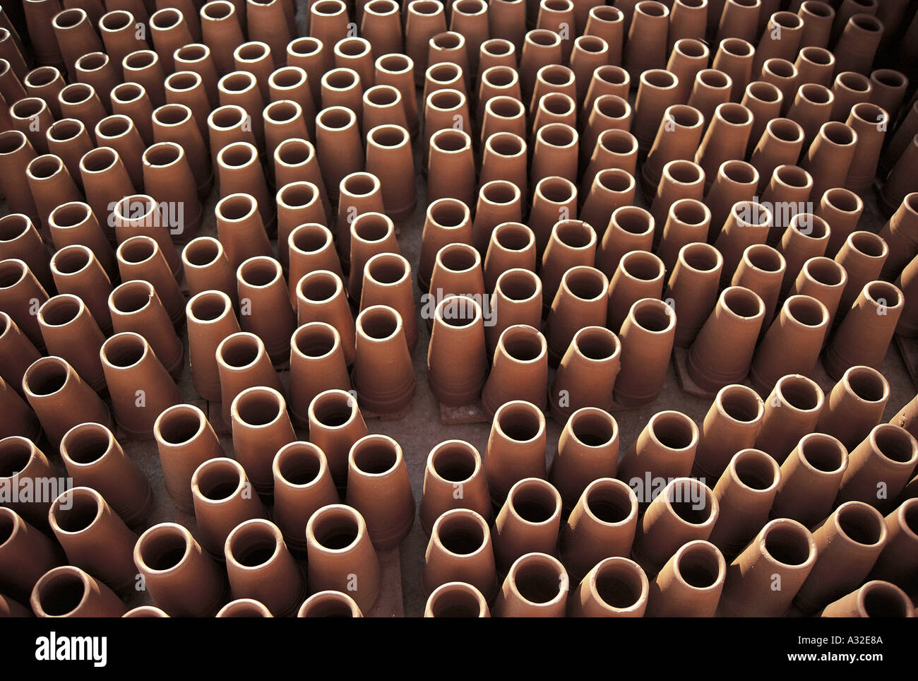 Moroccan red clay is quarried from the Safi region and much of it is ...