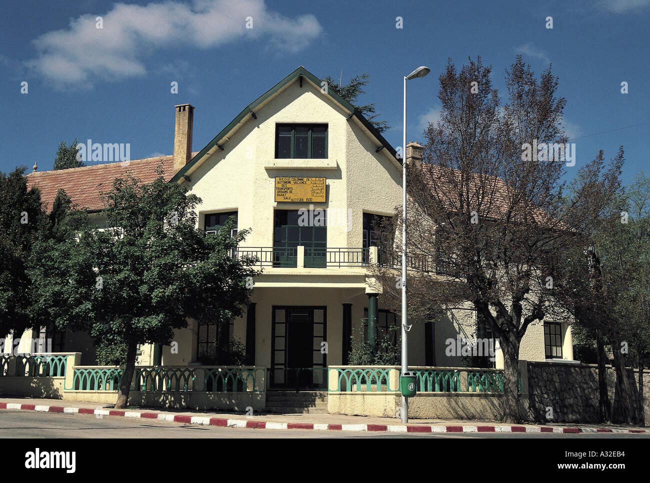 Post Office in Ifrane, hill resort in the Middle Atlas mountains of ...