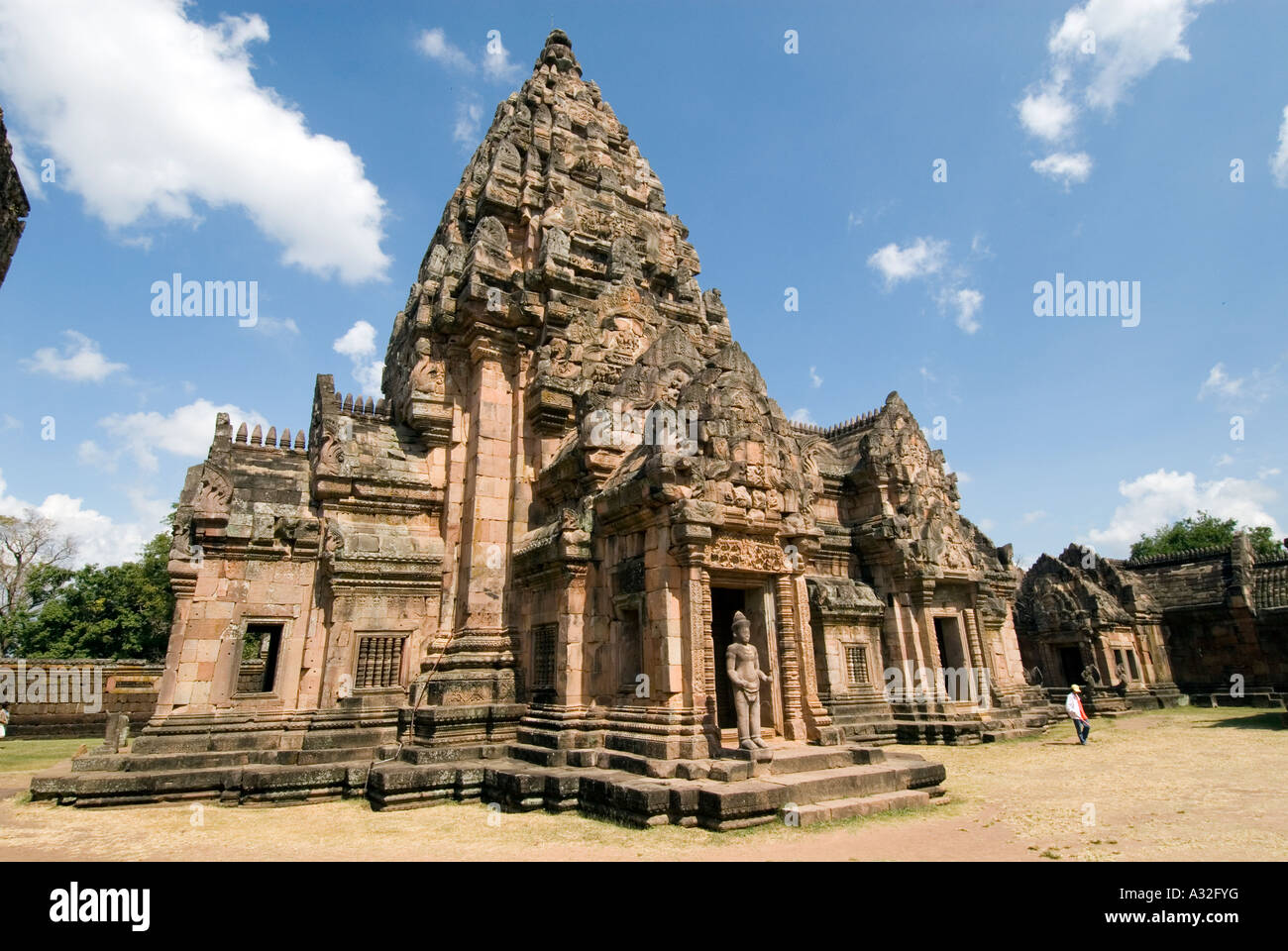 Phanom Rung Angkorian period Khmer temple. Buriram Thailand Stock Photo ...