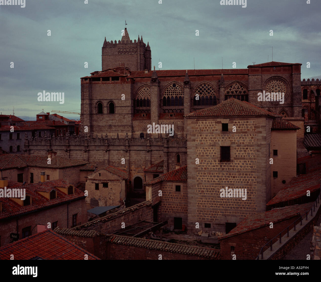 The Catedral de Ávila or Avila Cathedral, the oldest Spanish Gothic ...