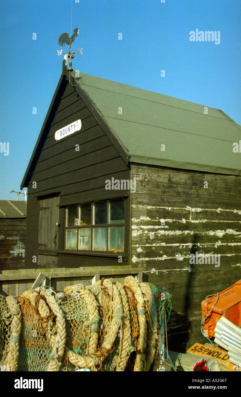 Fishing huts at Southwold harbour Stock Photo - Alamy
