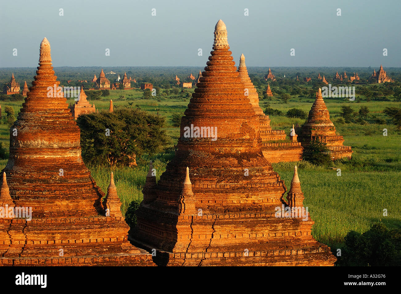 temples Plains of Bagan Burma Myanmar Stock Photo - Alamy