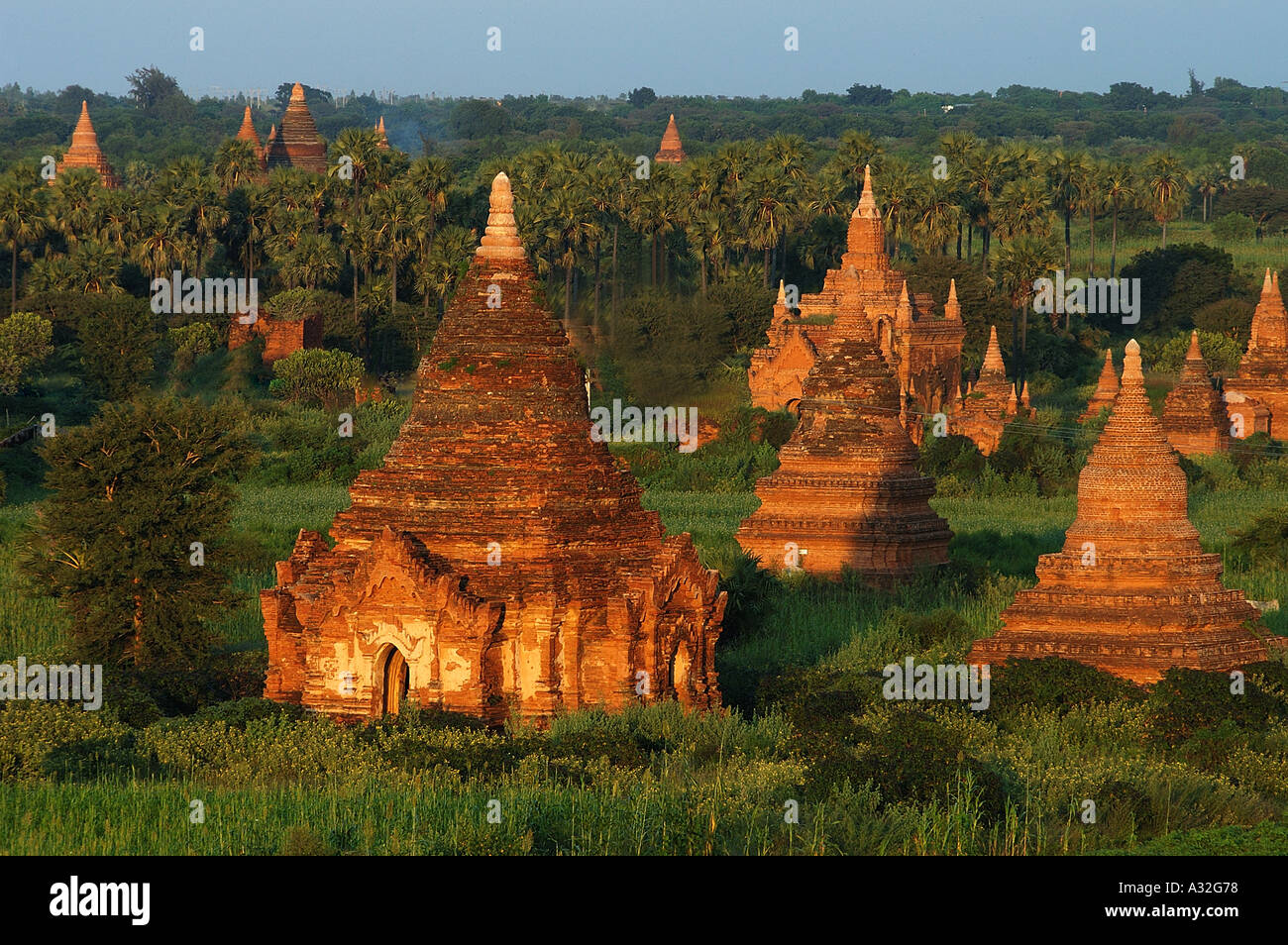 temples Plains of Bagan Burma Myanmar Stock Photo - Alamy