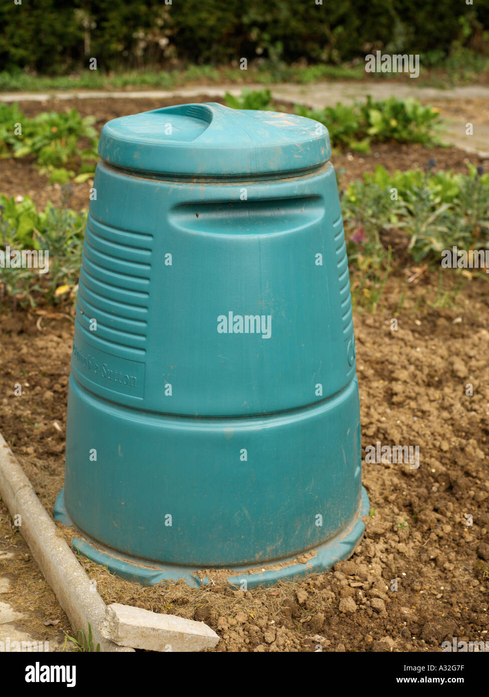 Composter in the Garden Stock Photo - Alamy
