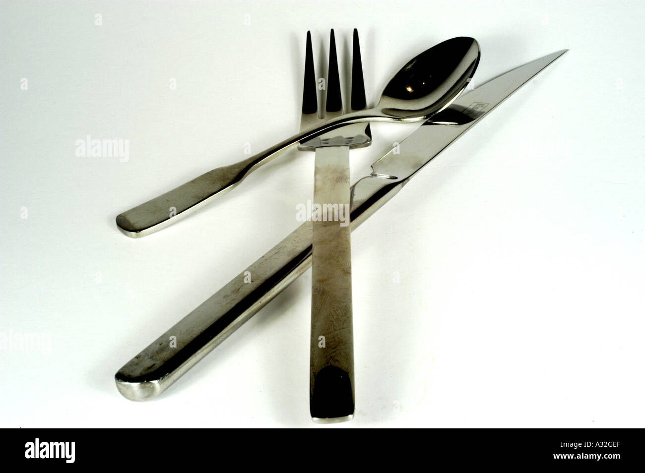 Knife fork and Spoon Stock Photo - Alamy