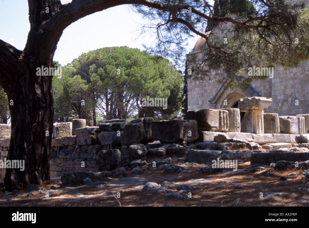 FILERIMOS RHODES GREEK DODECANESE ISLAND EUROPE Stock Photo - Alamy